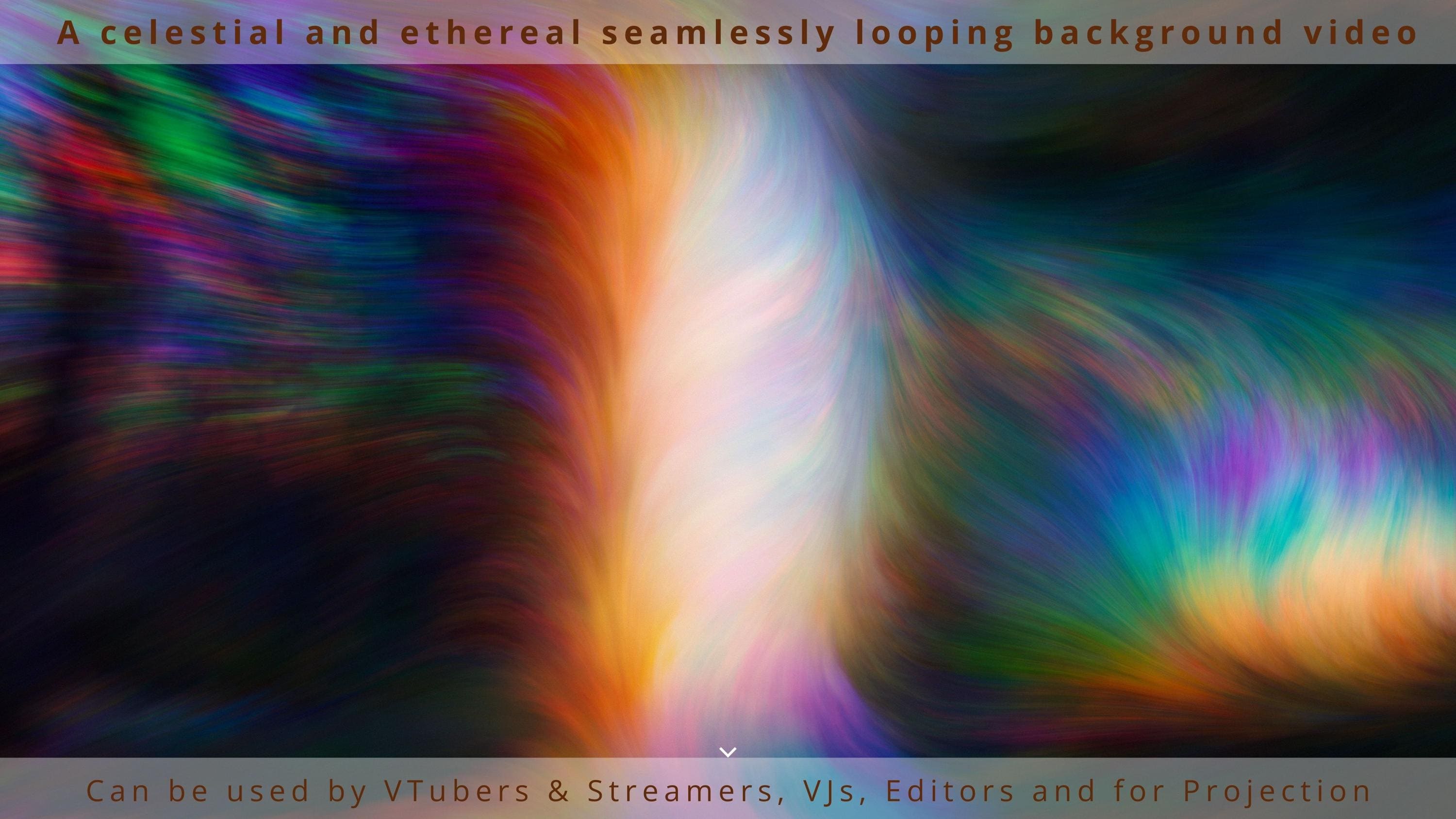 Celestial Background Video, Ethereal Vtuber Twitch Streamer Animated BG ...