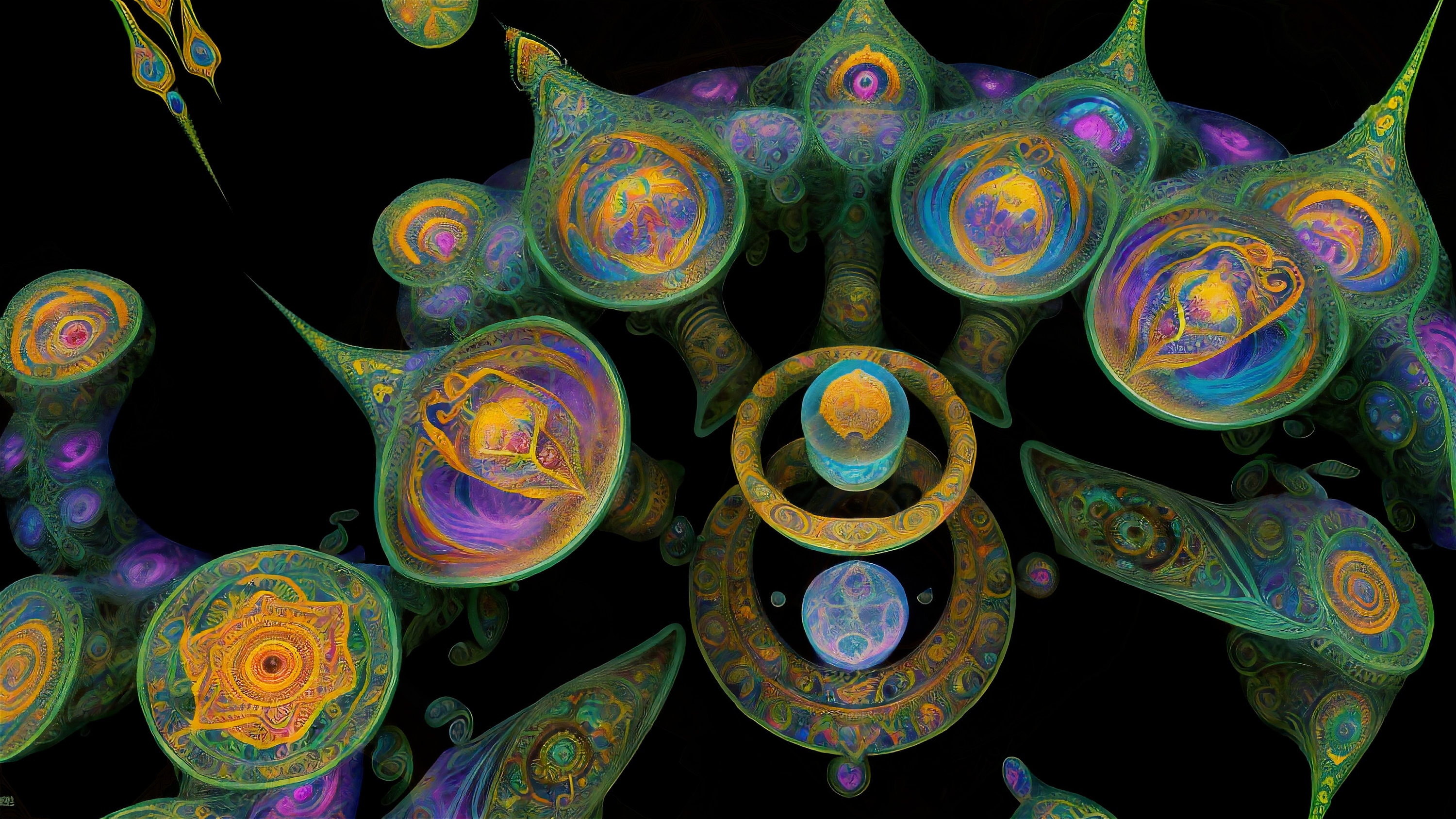 AI Video Fractal Art Animation, Moving and Morphing Psychedelic Visuals ...