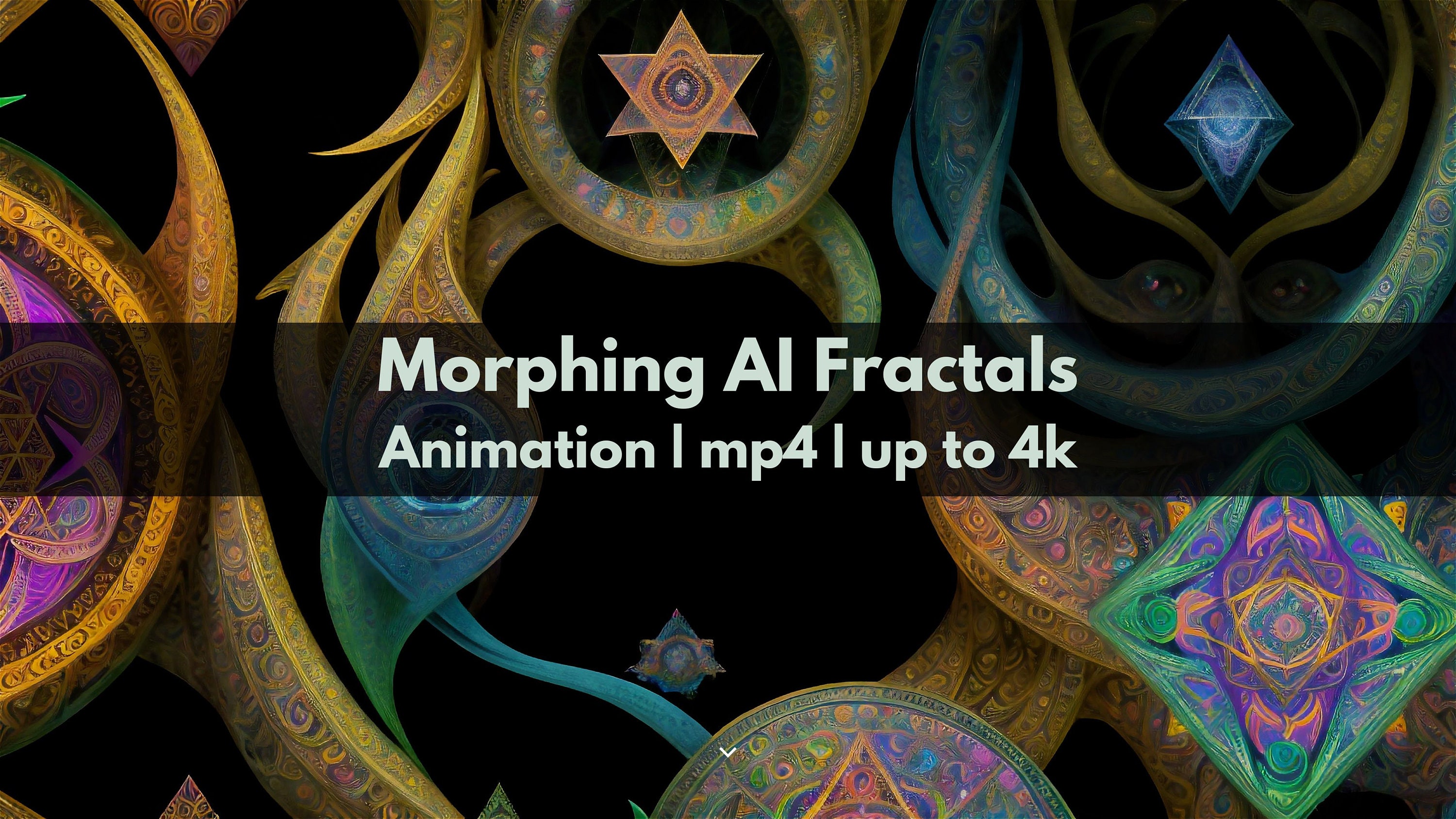 AI Video Fractal Art Animation, Moving and Morphing Psychedelic Visuals ...