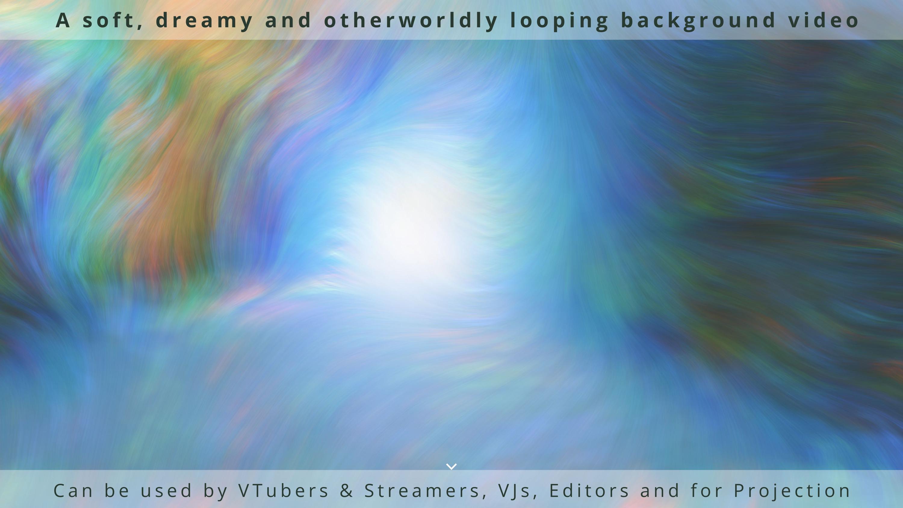 Blue Stream Background, Dreamy Ambience Video Loop, Celestial Relaxing ...