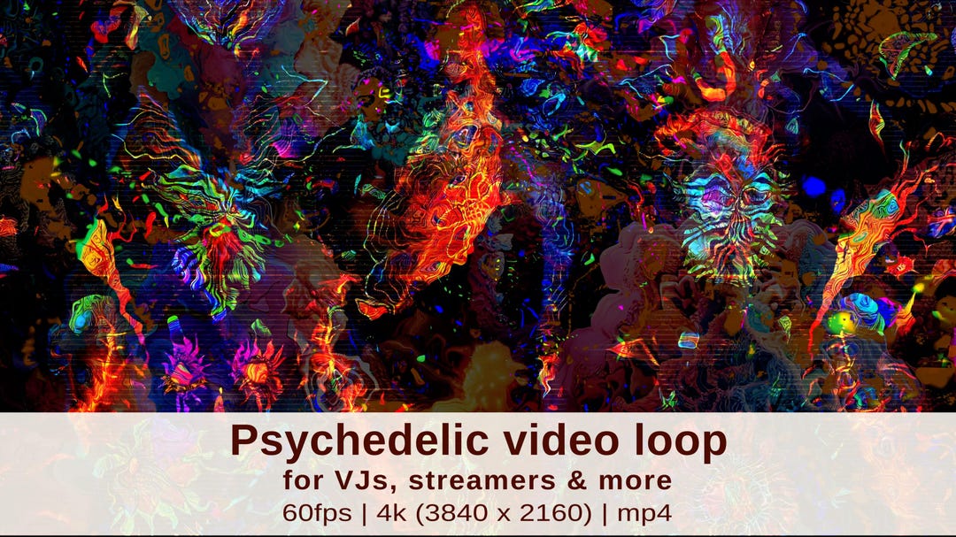 Abstract Animated Background Stream 4k, Live VJ Loop Footage UHD ...