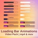 Loading Bar Animation Video Pack - Motion Graphic for Waiting Screen ...
