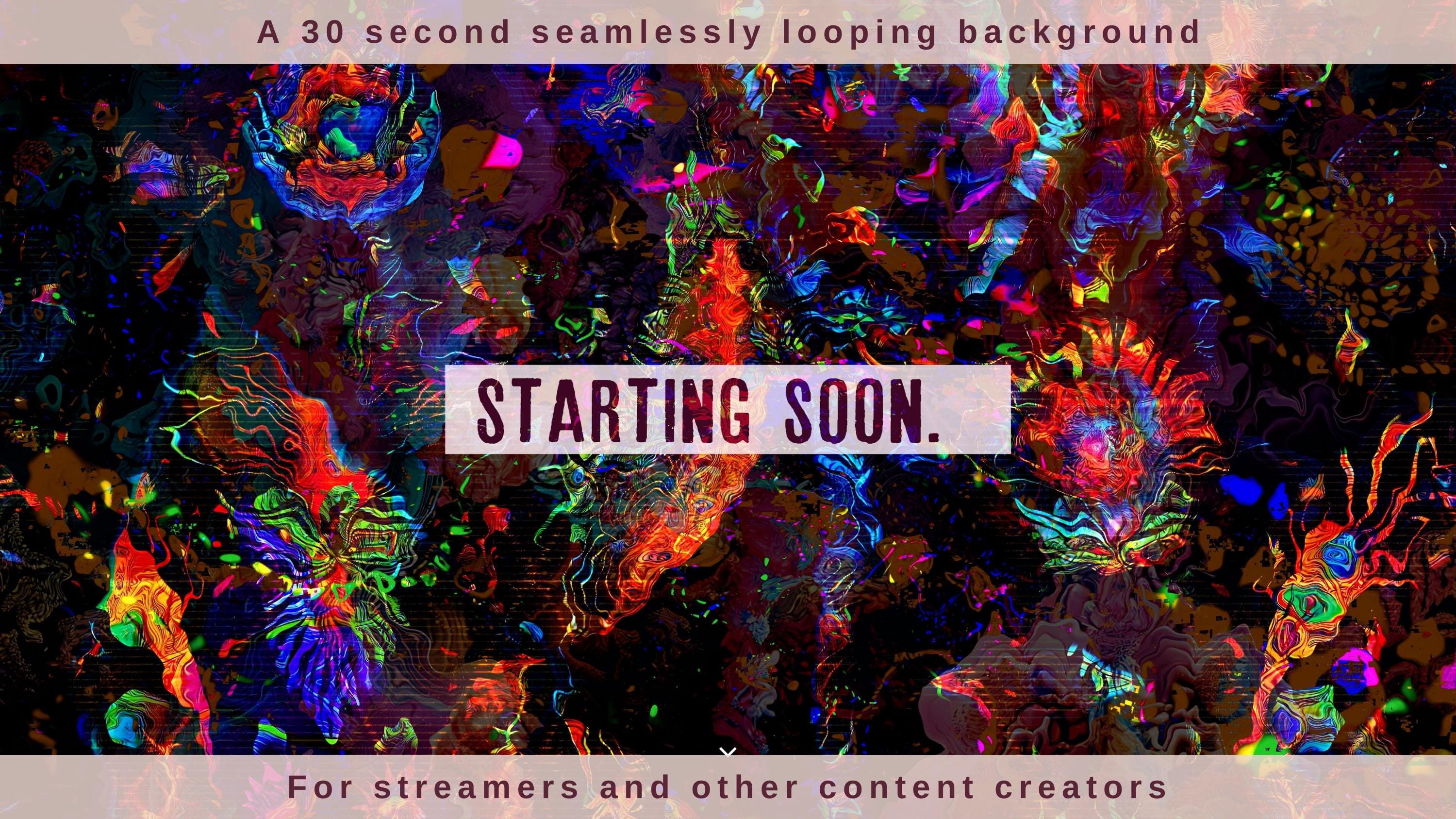 Mesmerizing Loading Screen, Cyberpunk Animated Stream Start Backdrop ...