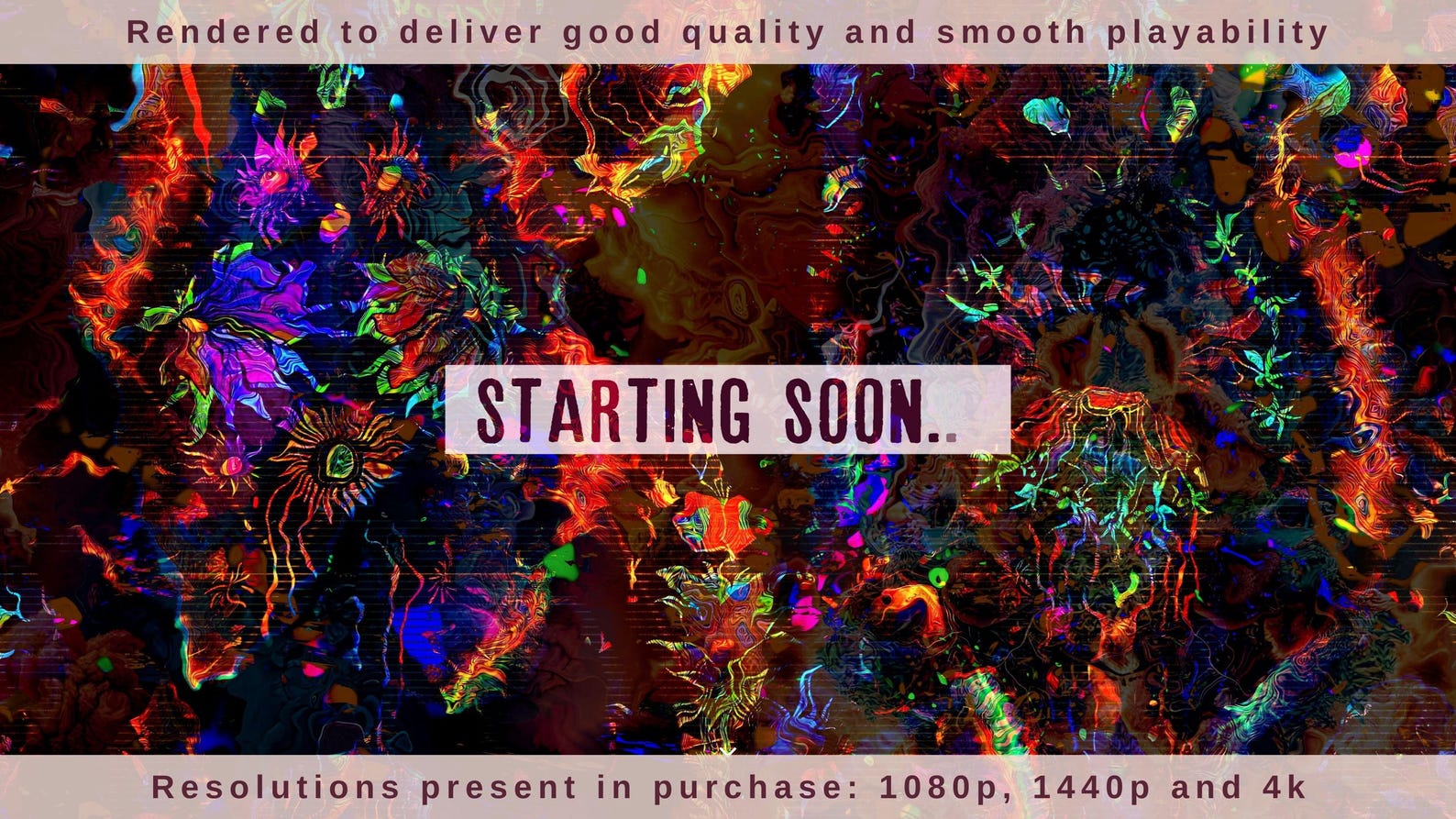 Mesmerizing Loading Screen, Cyberpunk Animated Stream Start Backdrop ...