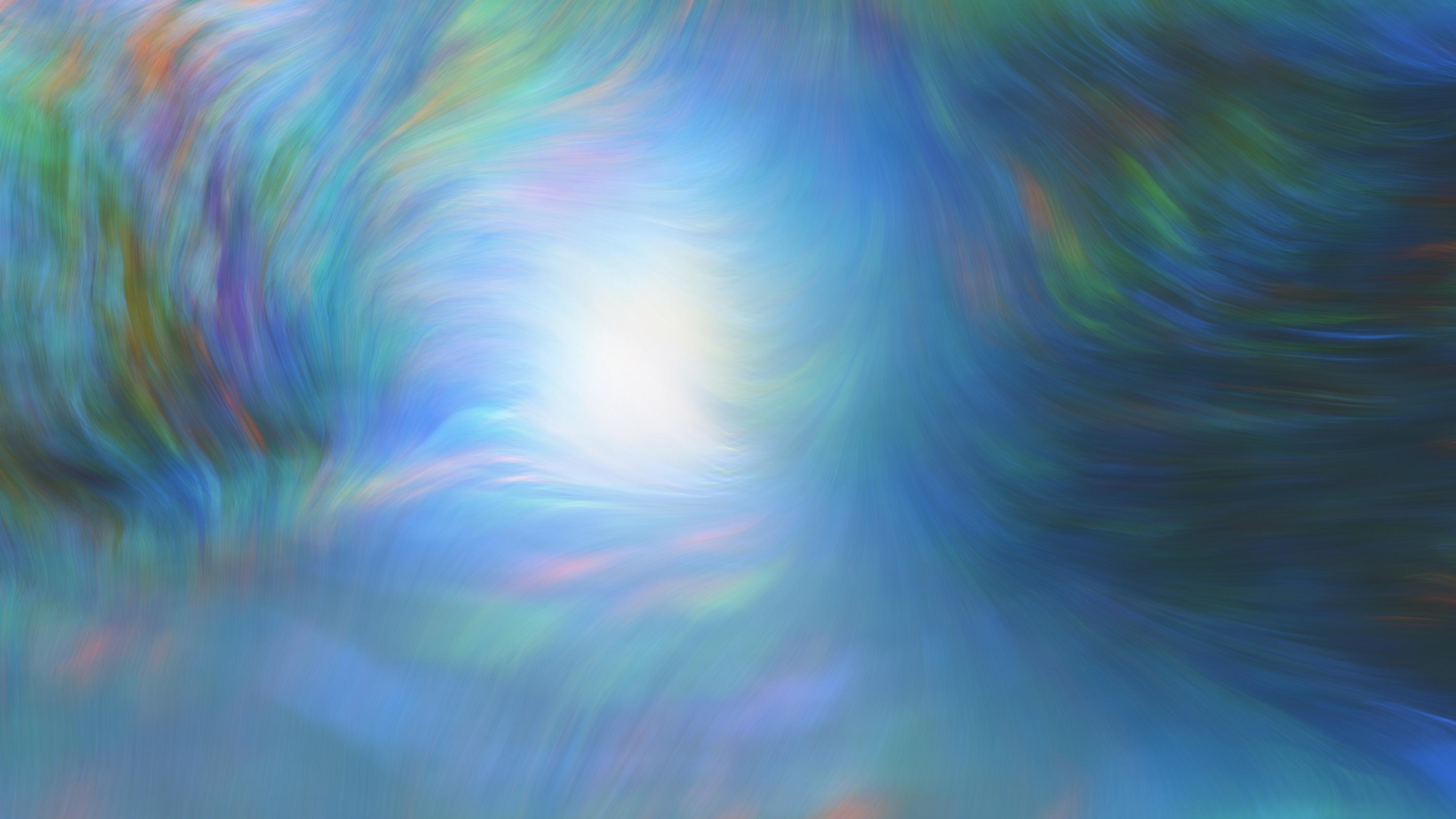 Blue Stream Background, Dreamy Ambience Video Loop, Celestial Relaxing ...
