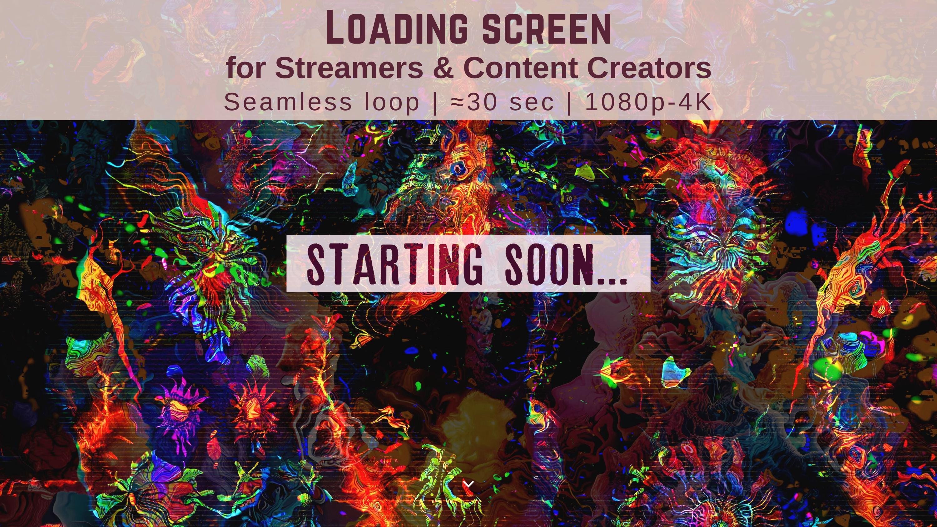 Mesmerizing Loading Screen, Cyberpunk Animated Stream Start Backdrop ...
