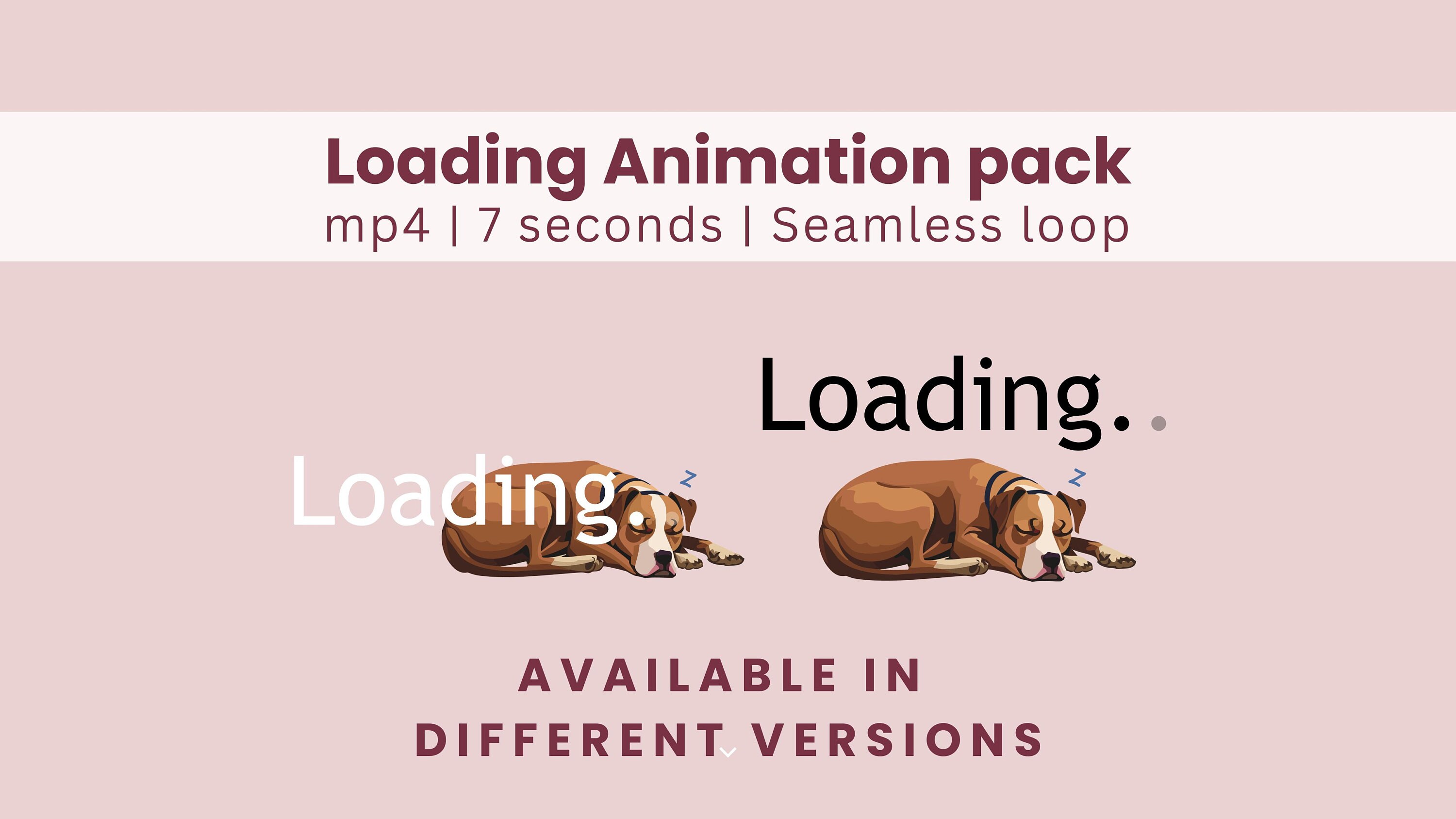 Loading Animation Video Pack - Loading Motion Graphic Waiting Screen ...