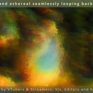Animated Background Video Loop, Abstract BG Video, Ethereal Streamer ...