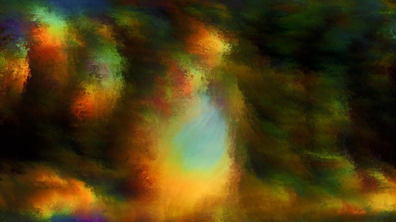 Animated Background Video Loop, Abstract BG Video, Ethereal Streamer ...