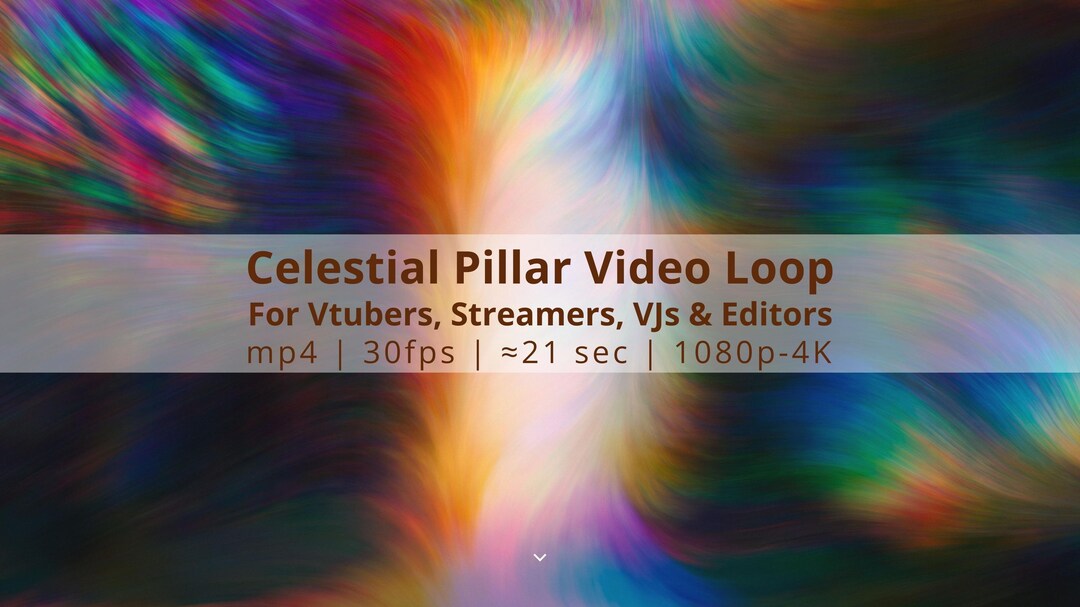 Celestial Background Video, Ethereal Vtuber Twitch Streamer Animated BG ...