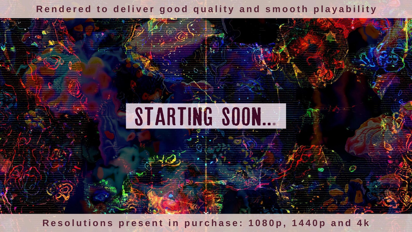 Animated Loading Screen, Stream Start Backdrop Mystery Disco Design ...