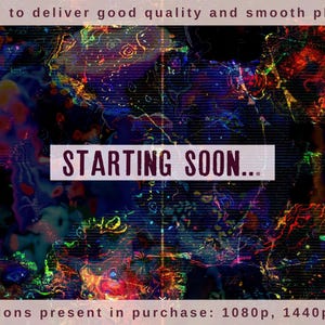 Animated Loading Screen, Stream Start Backdrop Mystery Disco Design ...