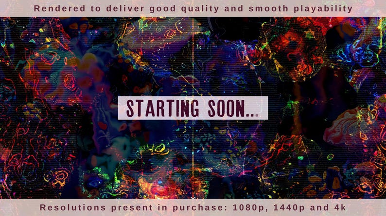 Animated Loading Screen, Stream Start Backdrop Mystery Disco Design ...