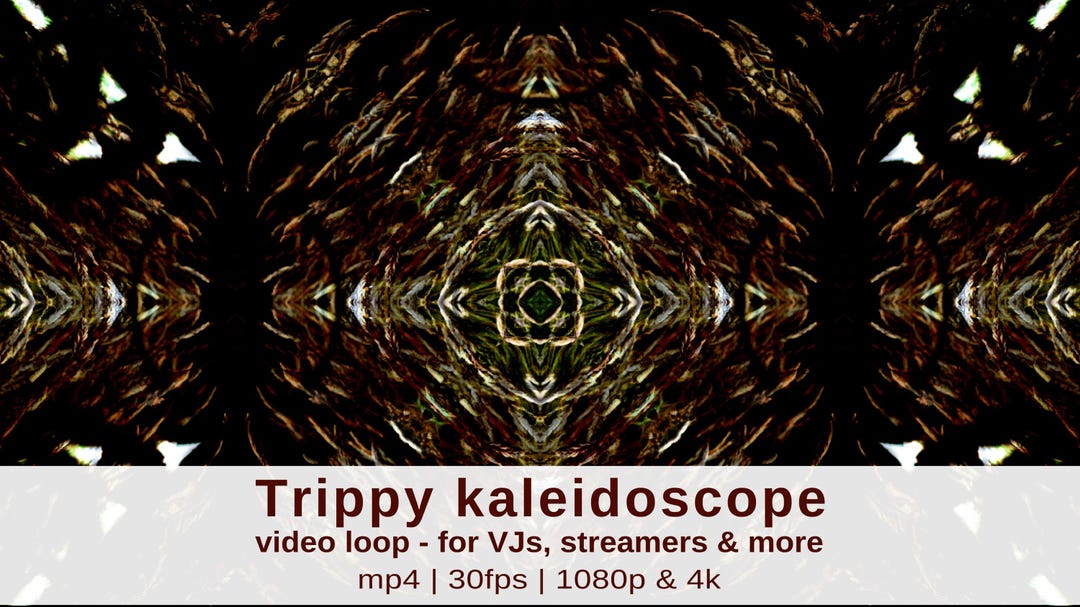 Background Video Loop, Live VJ Loop Footage, Trippy Abstract Vtuber ...