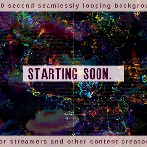 Animated Loading Screen, Stream Start Backdrop Mystery Disco Design ...