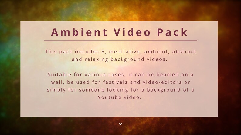 Ambient Video Loops Pack, Vtuber Animated Background Bundle, Twitch ...
