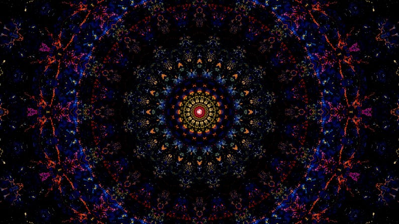 Mandala Video Pack 4k, Looping Kaleidoscope Animation Set, Loopable ...