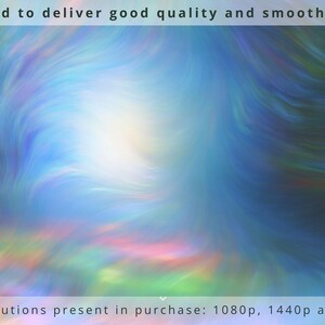 Blue Stream Background, Dreamy Ambience Video Loop, Celestial Relaxing ...