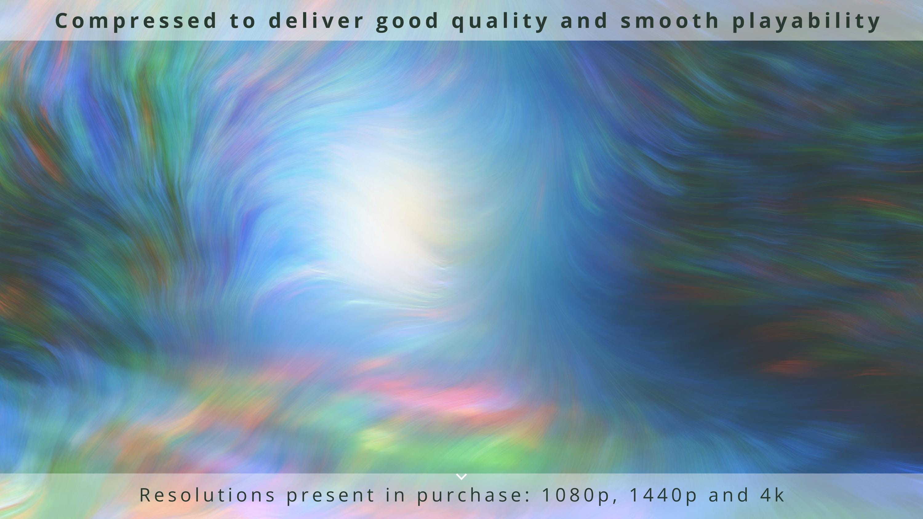 Soft Dreamy Background Video, Otherworldly Celestial Blue Animation ...