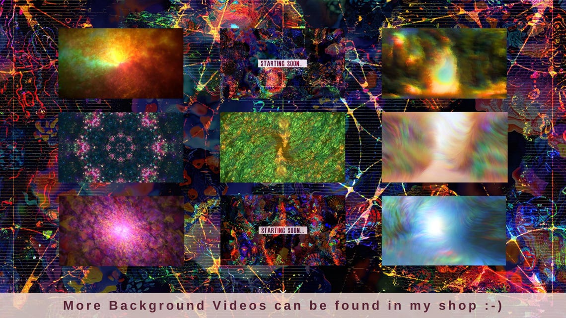 Animated Loading Screen, Stream Start Backdrop Mystery Disco Design ...