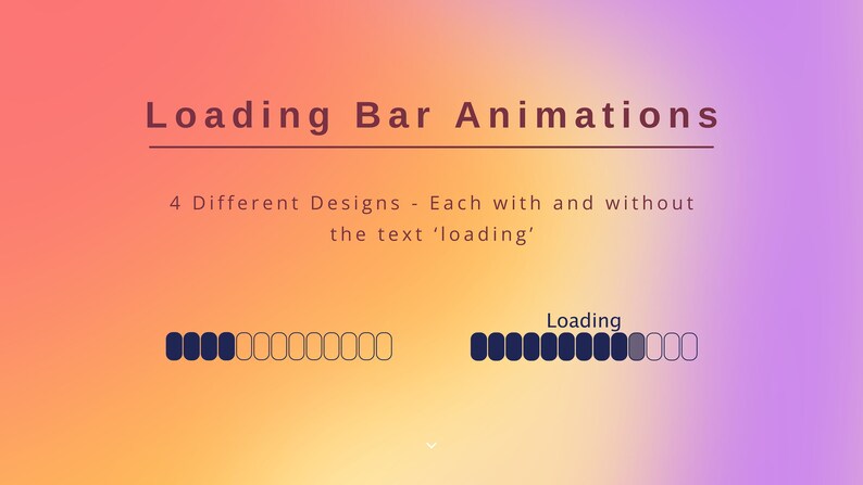 Loading Bar Animation Video Pack - Motion Graphic for Waiting Screen, Streamers, Video Editors ...