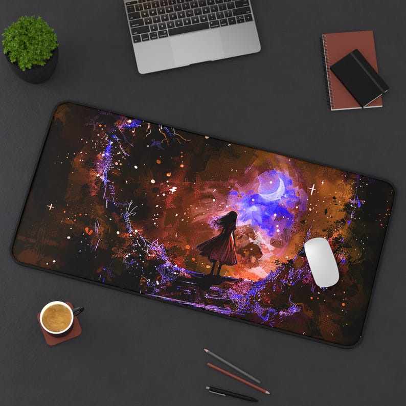 Fantasy Girl Portal Desk Mat - Etsy