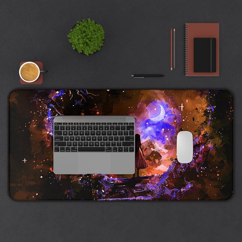Fantasy Girl Portal Desk Mat - Etsy