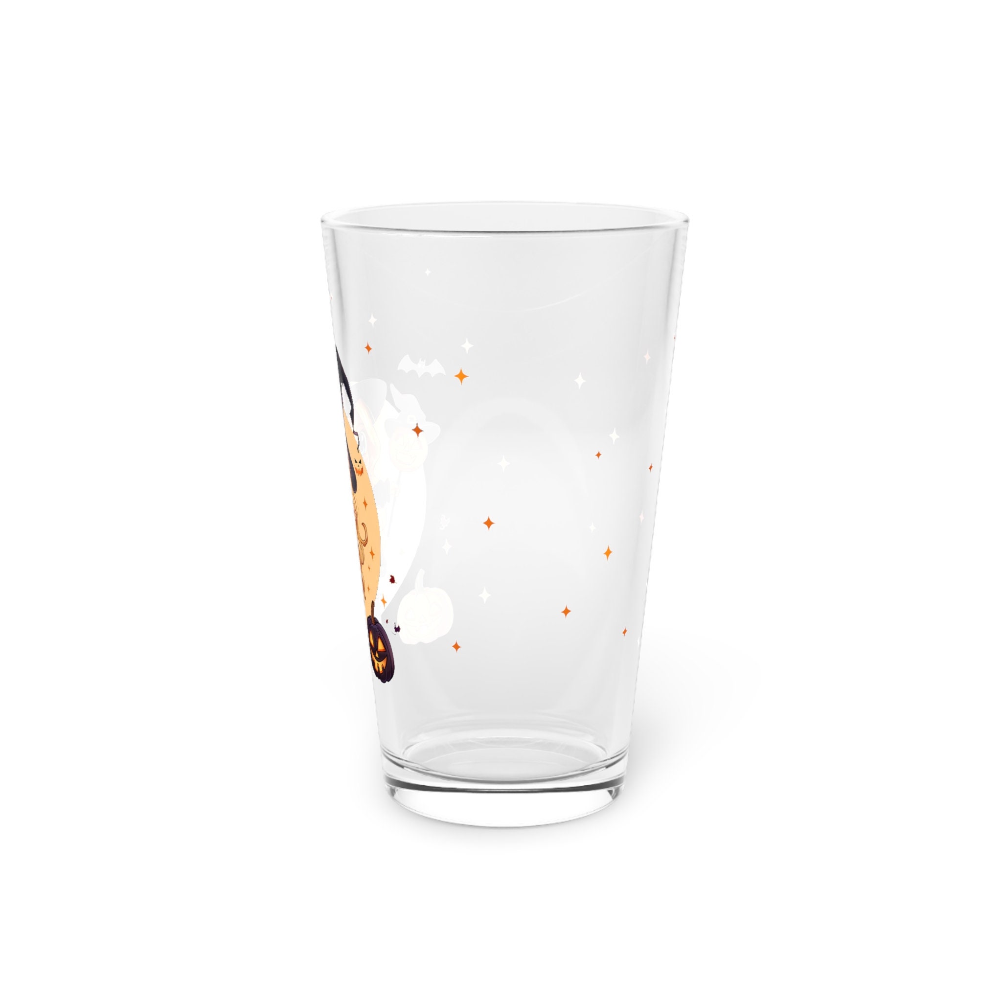 Cute Halloween Magician Girl Pint Glass, 16oz - Etsy