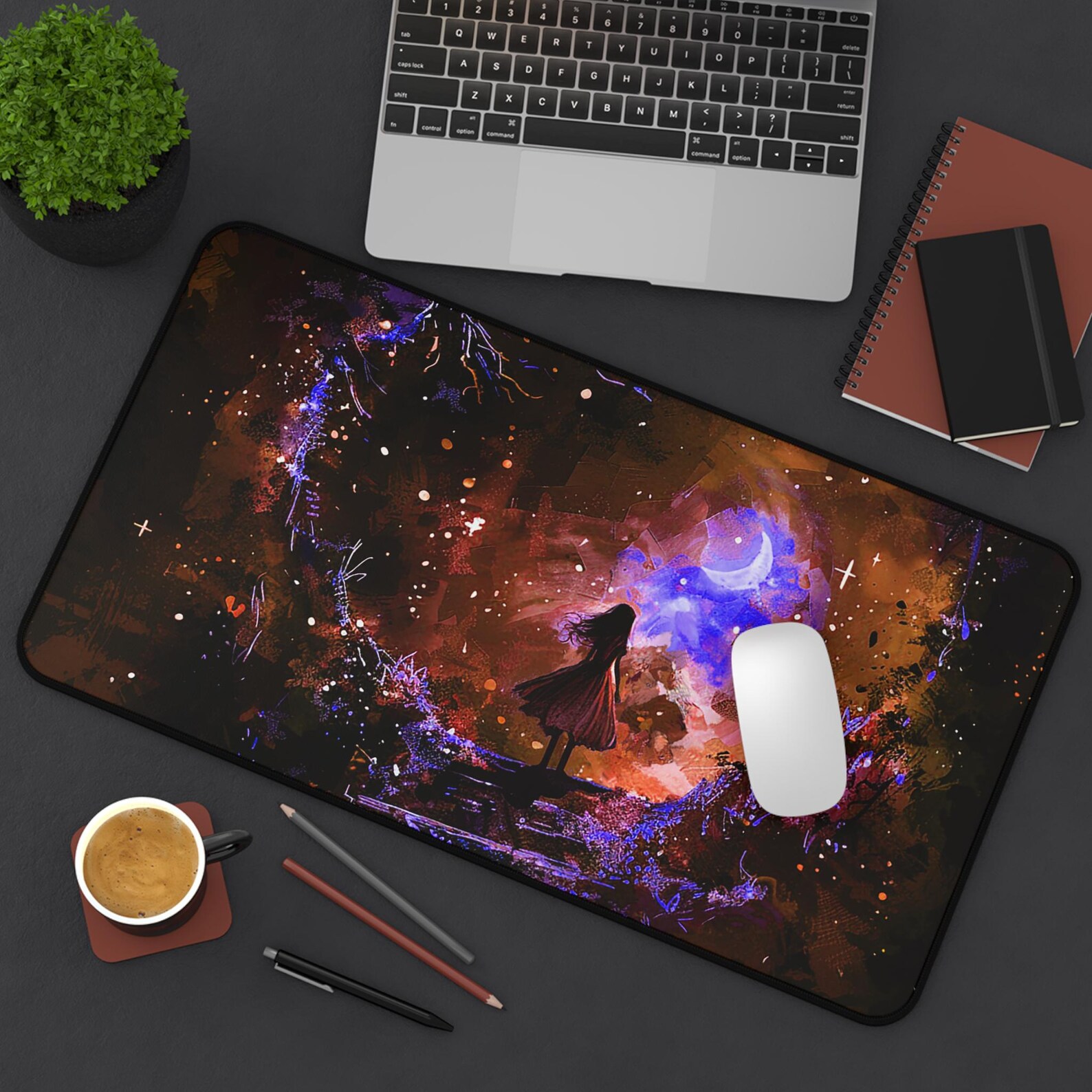 Fantasy Girl Portal Desk Mat - Etsy