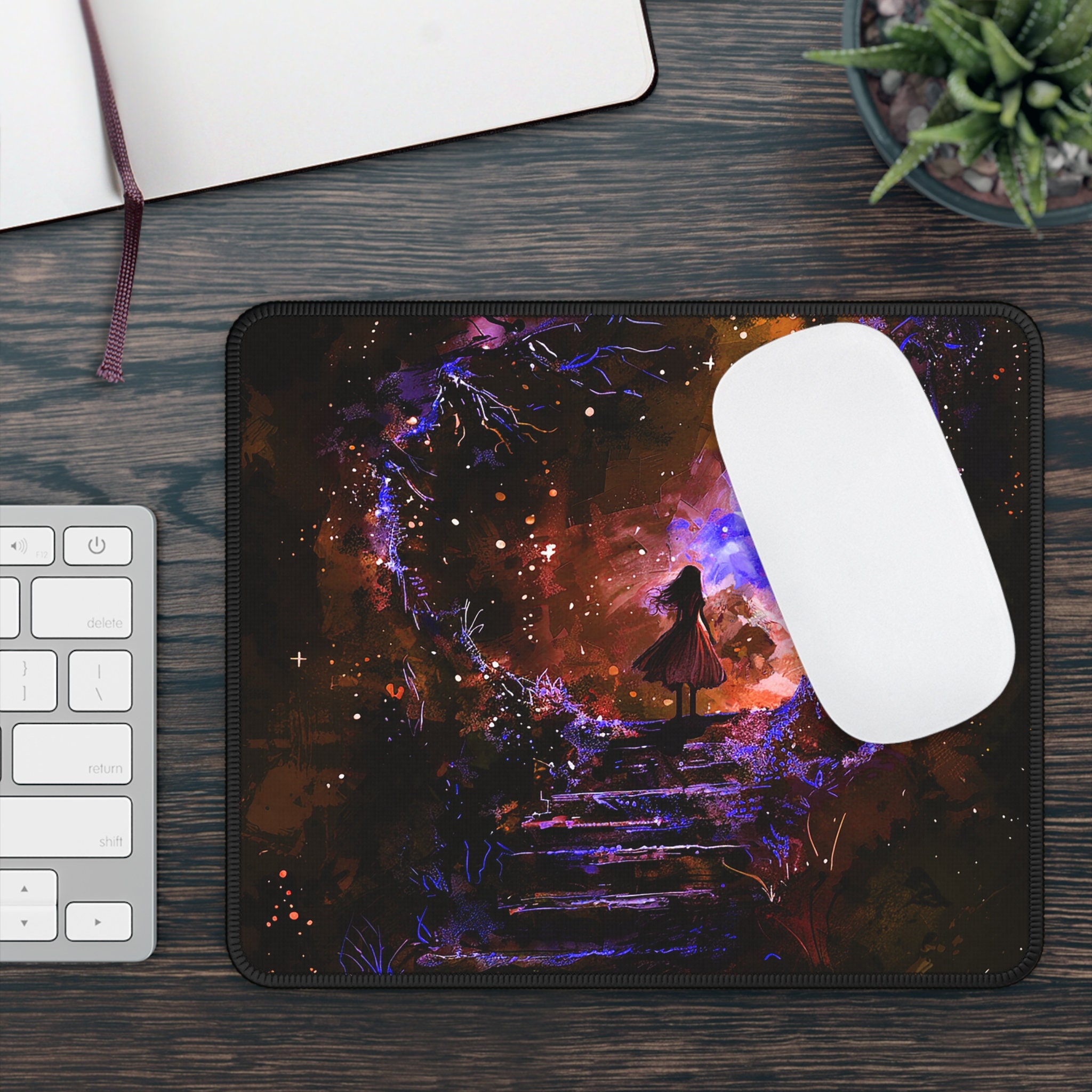 Fantasy Girl Portal Gaming Mouse Pad - Etsy