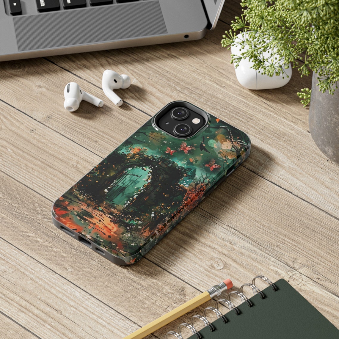 IPhone Android Lonely Ancient Fantasy Gate Phone Case - Etsy