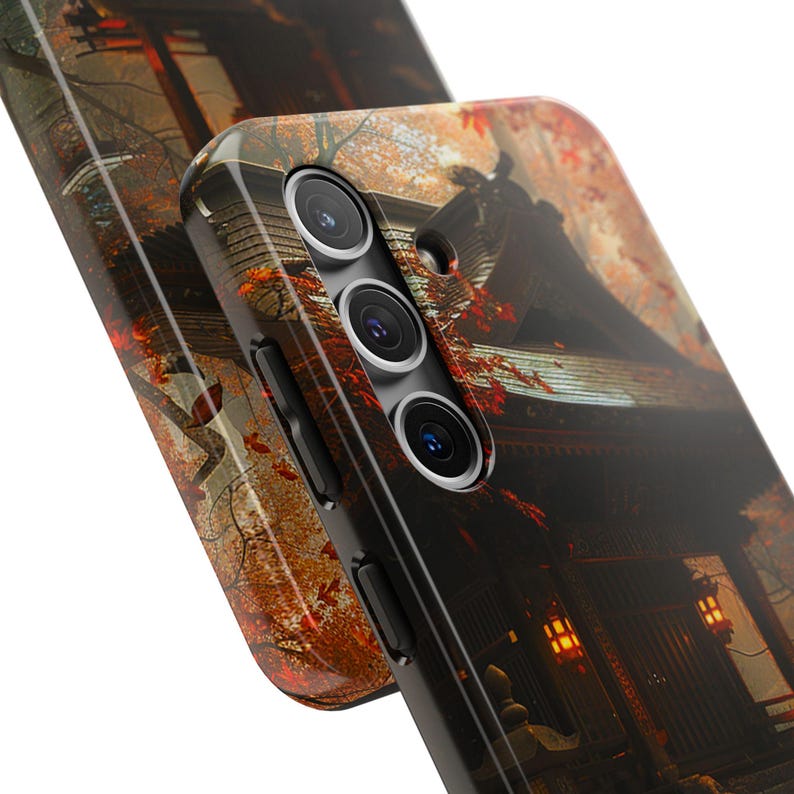 Japanese Autumn Shinto Shrine Tough Phone Case - Etsy