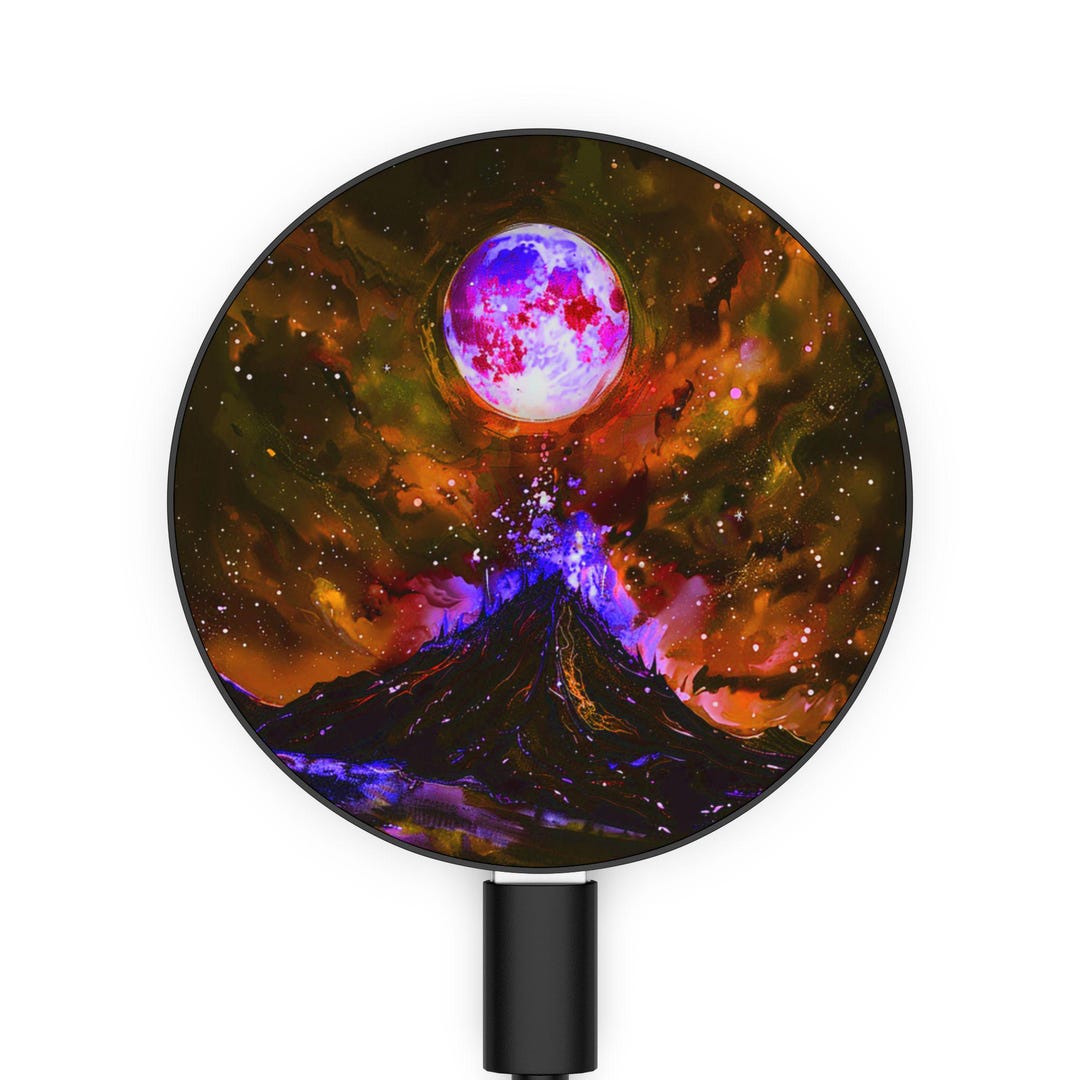 The Mystical Volcano Magnetic Induction Charger - Etsy