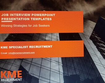Interview Powerpoint Template / Job Interview Presentation / Slide Deck ...