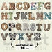 Watercolor Alphabet Animal Clipart, Alphabet Letter Clipart, Nursery ...