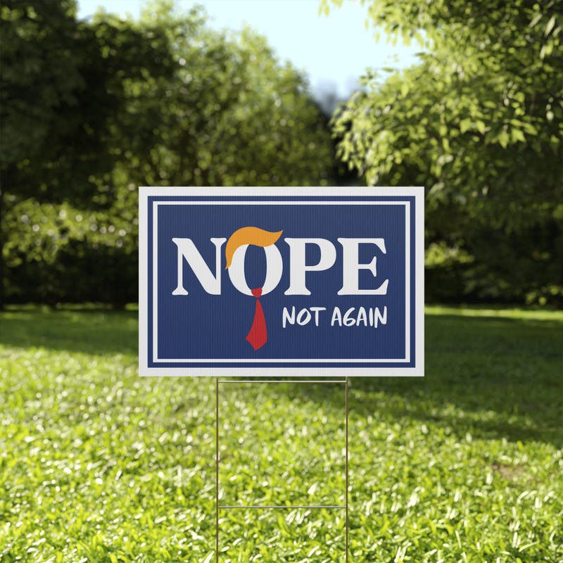 Anti Trump Yard Sign - Etsy