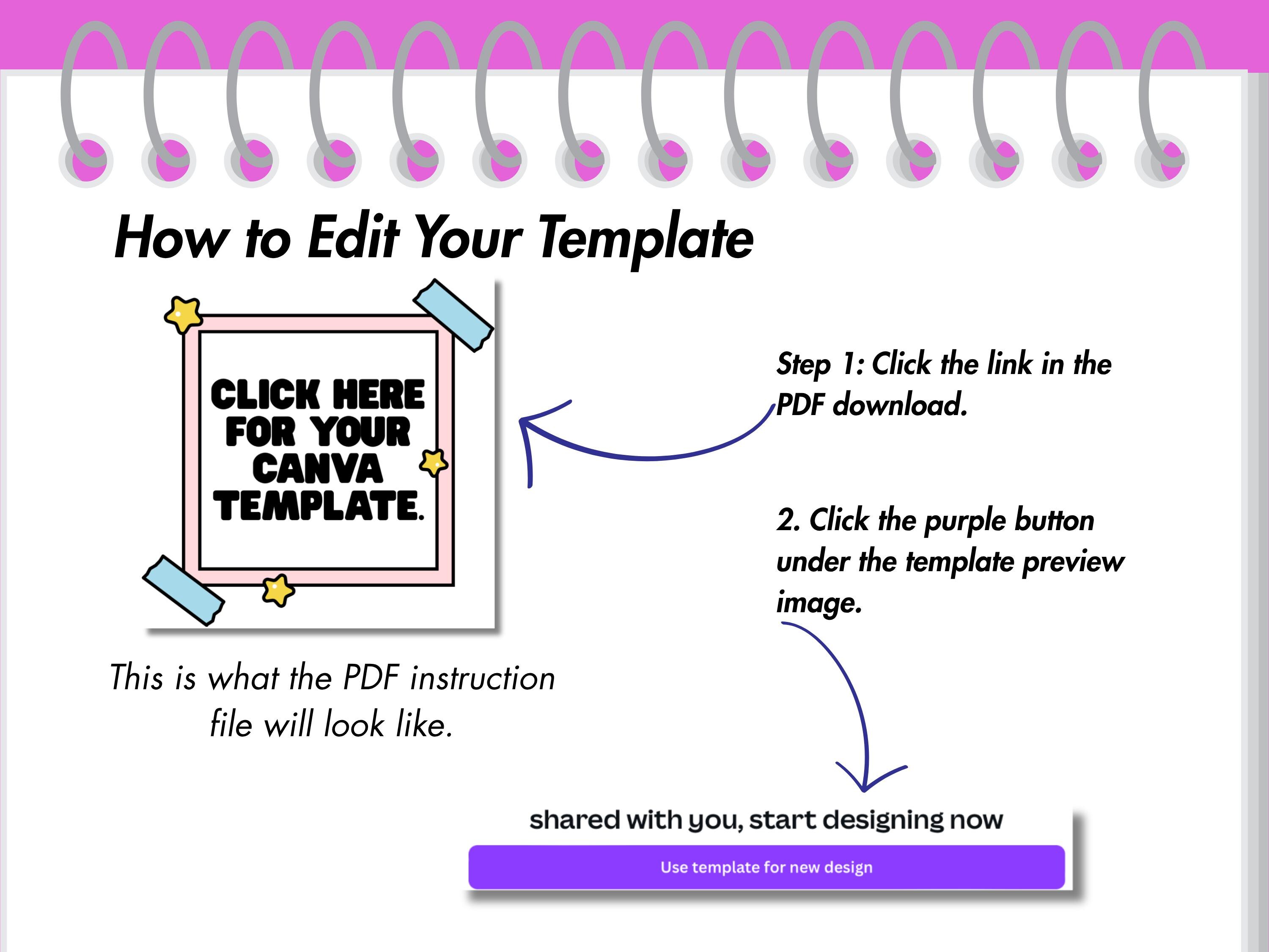 Hearts and Kindness Spirit Week Flyer Canva Template Valentines School ...