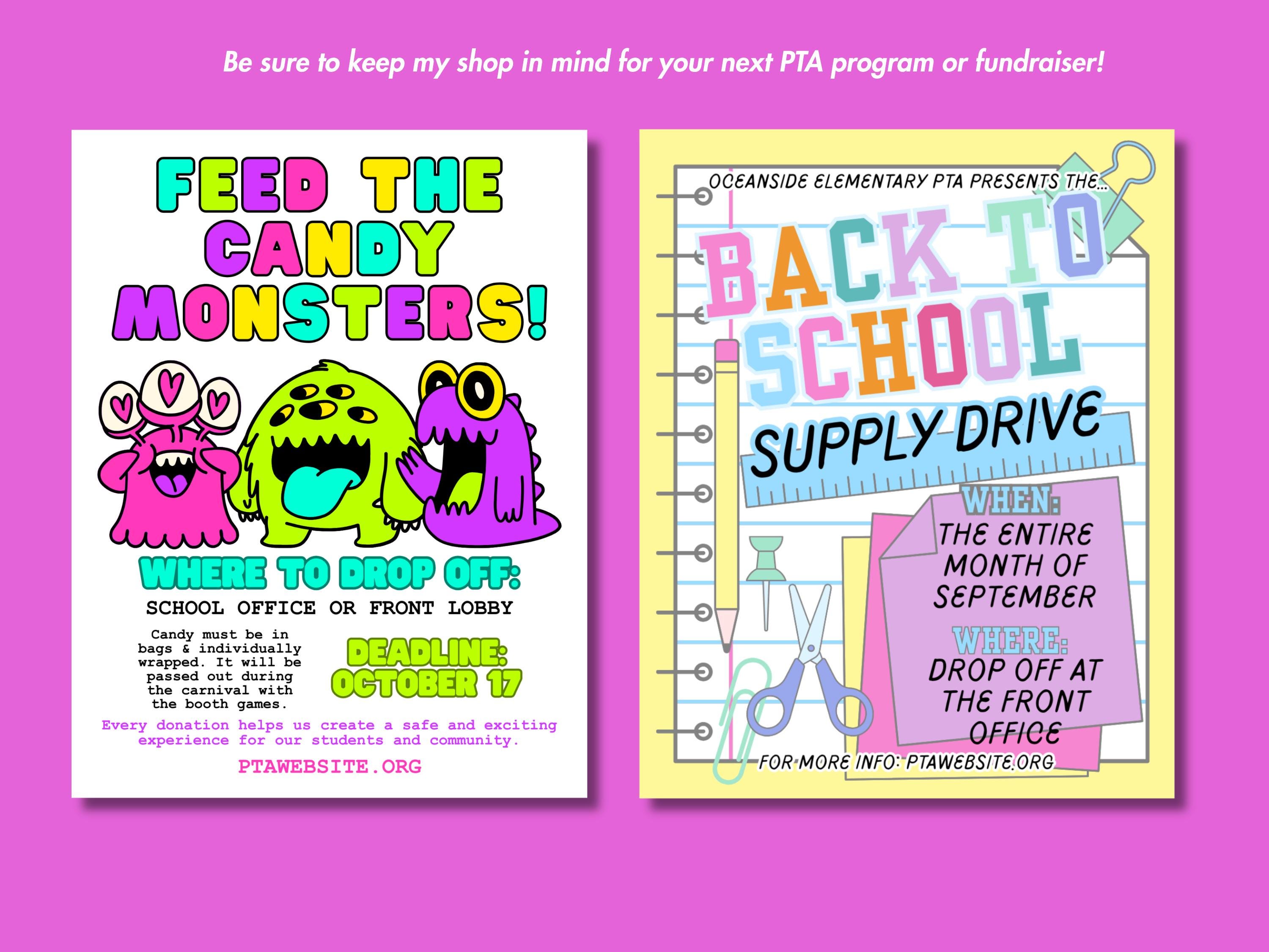 Hearts and Kindness Spirit Week Flyer Canva Template Valentines School ...