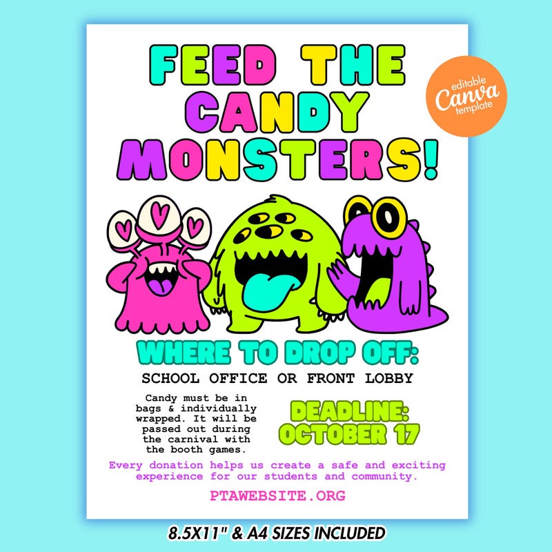 Candy Donation Sign - Etsy