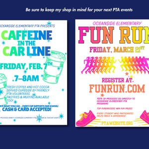 Hearts and Kindness Spirit Week Flyer Canva Template Valentines School ...