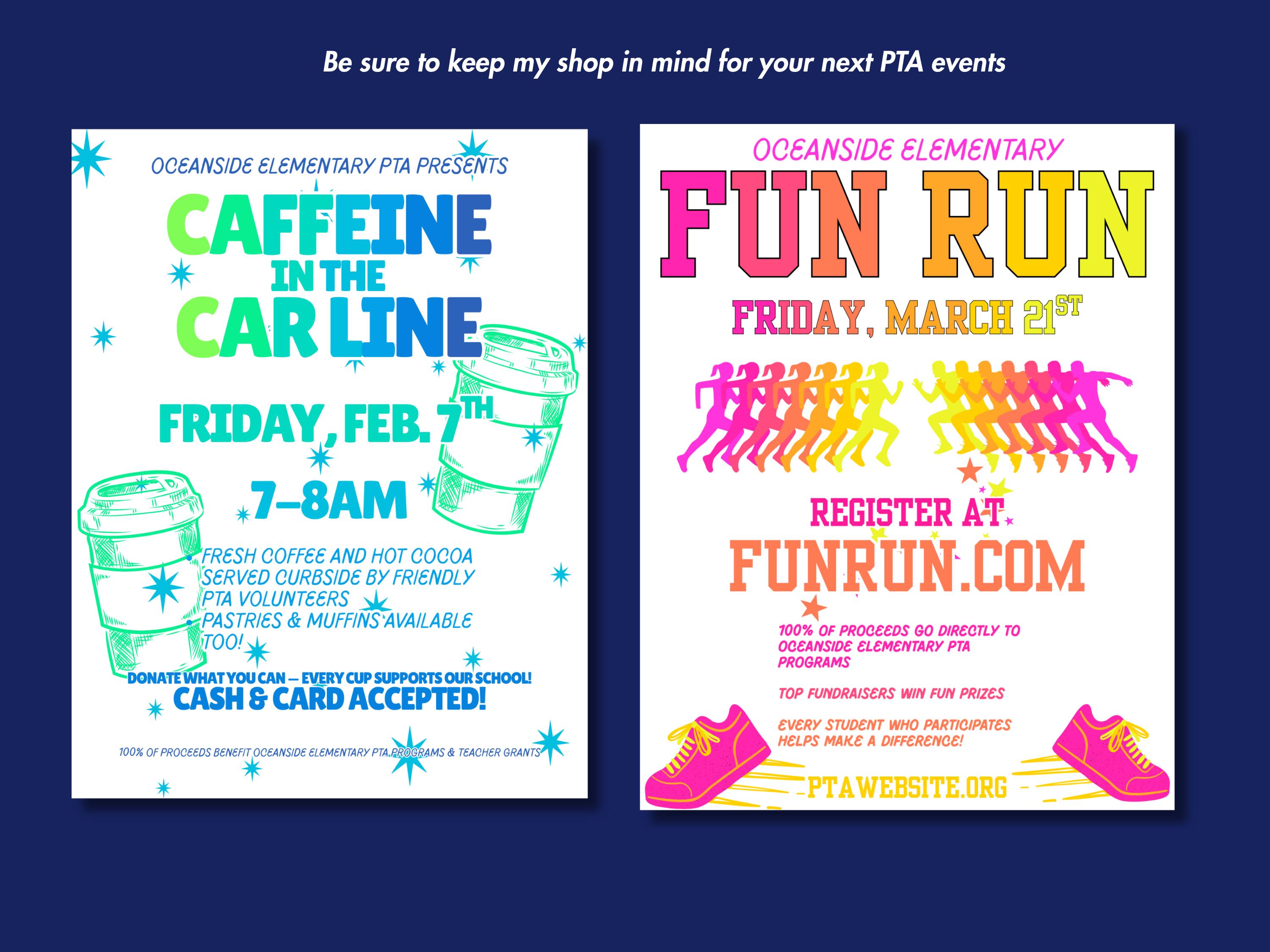 Hearts and Kindness Spirit Week Flyer Canva Template Valentines School ...