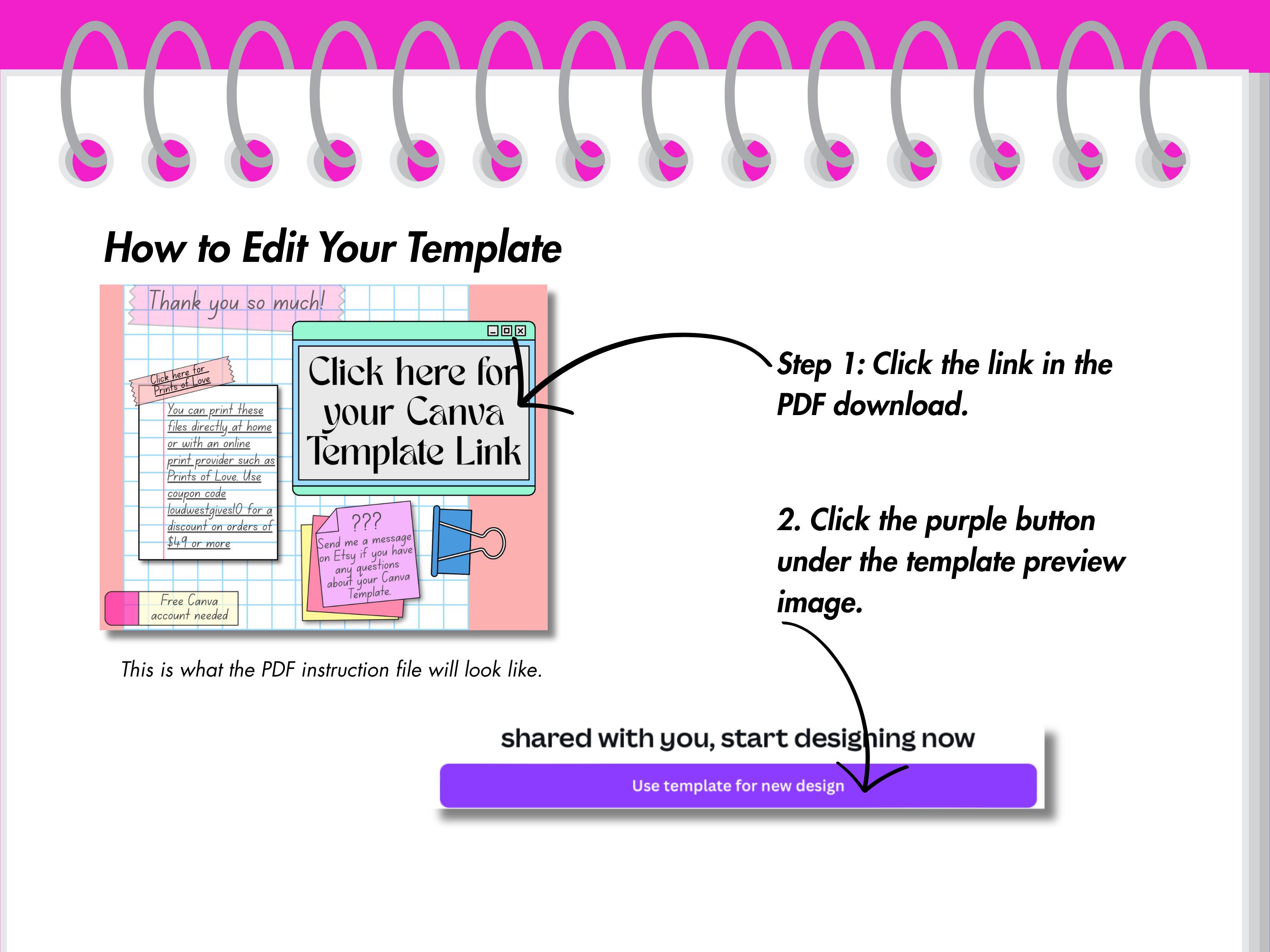 Monthly School Newsletter Canva Templates Editable Twelve Themed PTA ...