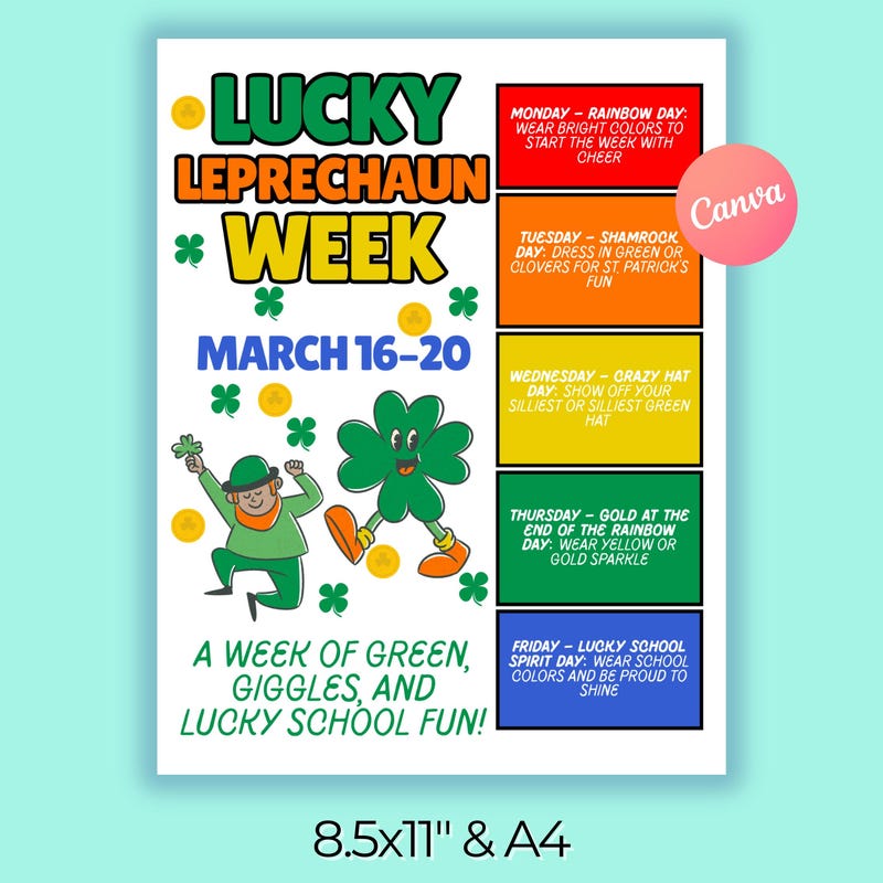 St Patricks Day Spirit Week - Etsy