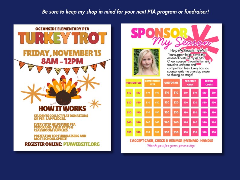 Hearts and Kindness Spirit Week Flyer Canva Template Valentines School ...