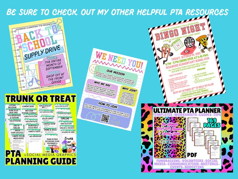 Editable Halloween Boo Gram & Candy Gram Fundraiser PTA PTO School ...