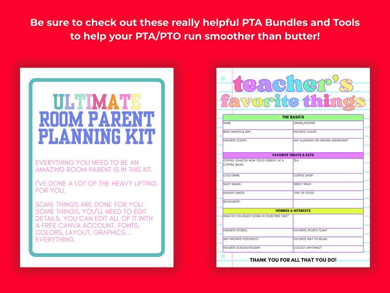 Candy Cane Gram Tags Holiday Fundraiser Printable Christmas School PTA ...