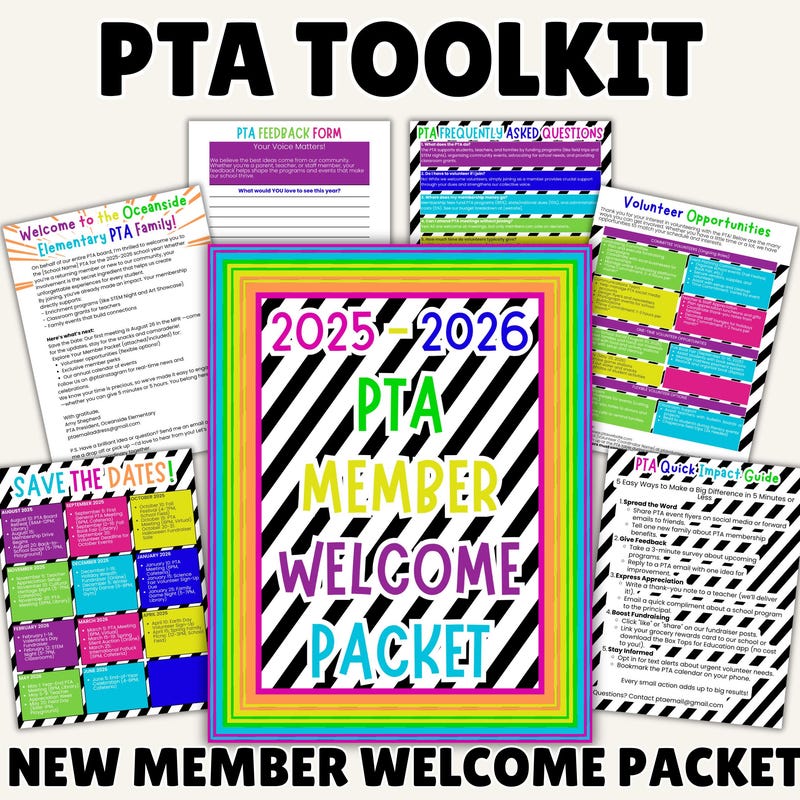 Welcome Packet - Etsy