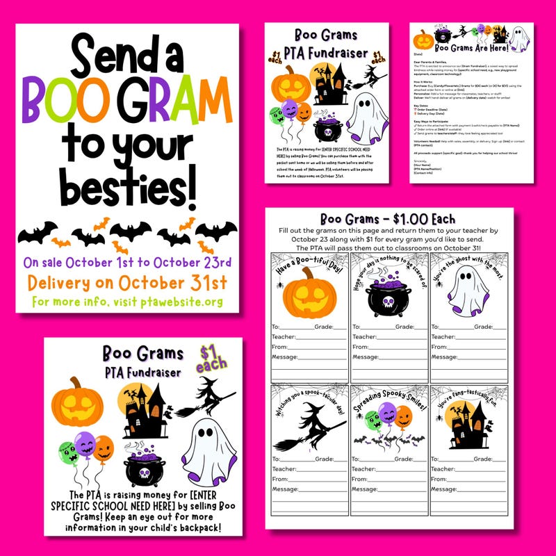 Boo Grams Fundraiser - Etsy