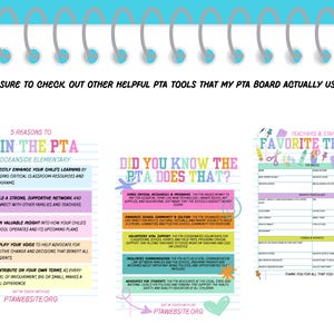 PTA Meeting Flyer Editable Pastel Canva Template School Event ...