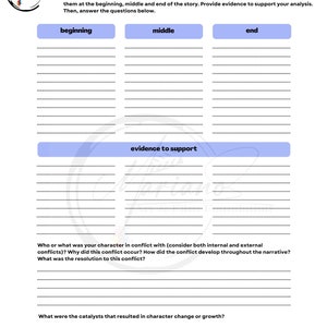 Character, Script Outline, Template for Movie Script or Book Writing for Authors ...